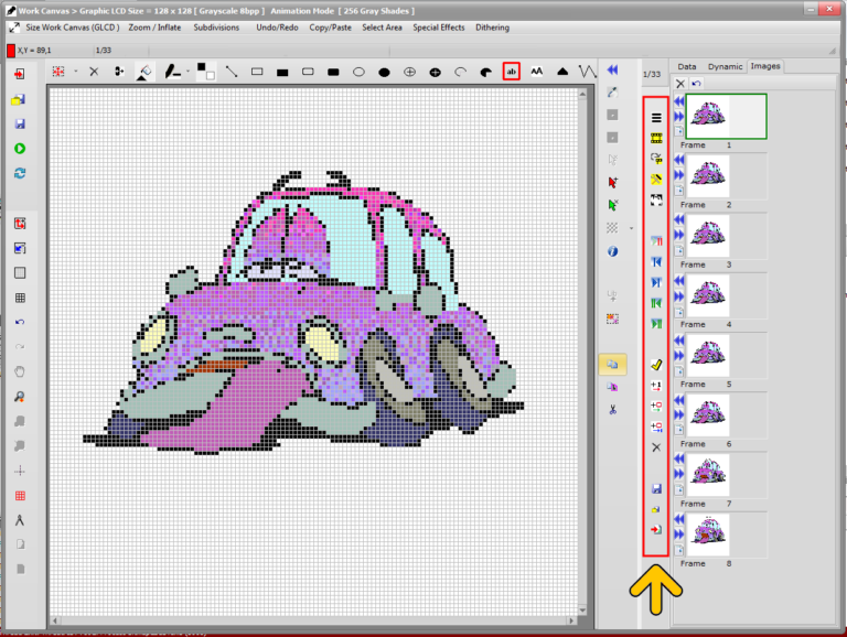 Animations on Graphic LCD (GLCD) - Bitmap2LCD Software Tool Blog ...