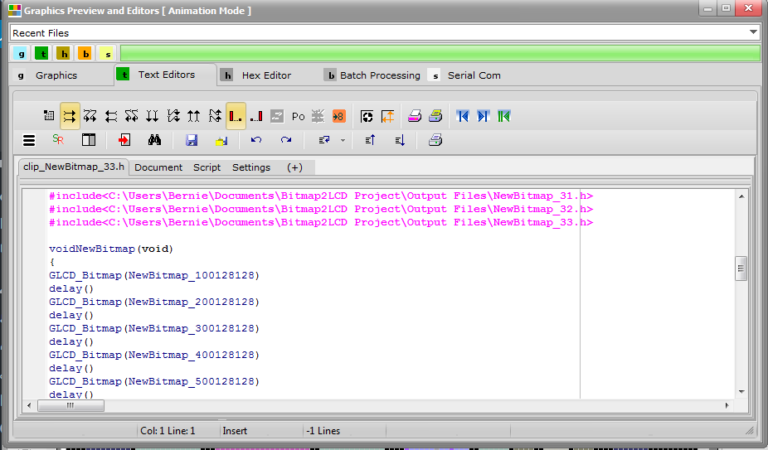 Animations on Graphic LCD (GLCD) - Bitmap2LCD Software Tool Blog ...
