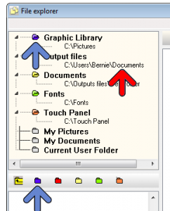 Use the file explorer’s project path in Bitmap2LCD - Bitmap2LCD ...