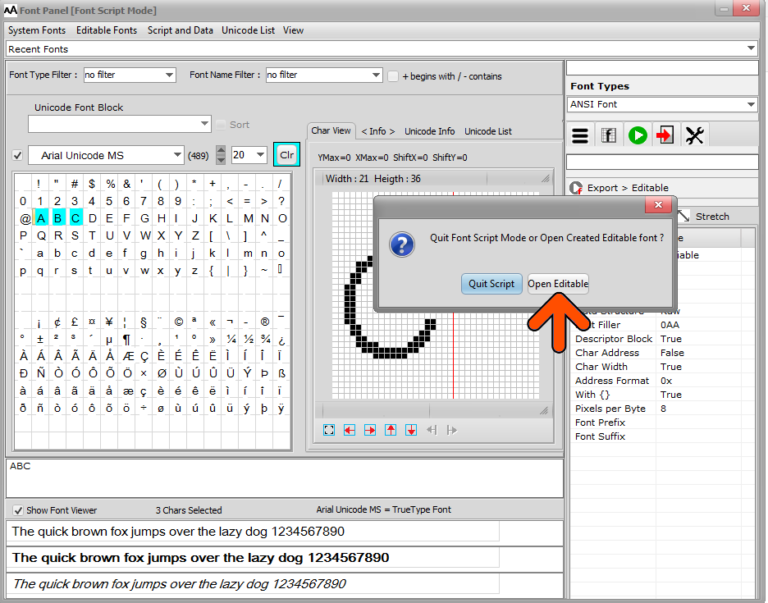 GLCD Editable Fonts - Bitmap2LCD Software Tool Blog :: about GLCD ...