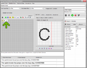 GLCD Editable Fonts - Bitmap2LCD Software Tool Blog :: about GLCD ...