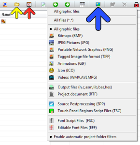 Bitmap2LCD File Explorer : Filter Settings - Bitmap2LCD Software Tool Blog :: about GLCD ...