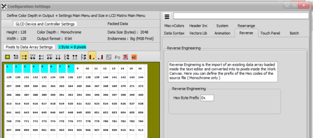 C array to image - Bitmap2LCD Software Tool Blog :: about GLCD displays and Programming