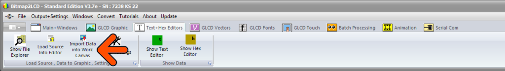 C array to image - Bitmap2LCD Software Tool Blog :: about GLCD displays and Programming