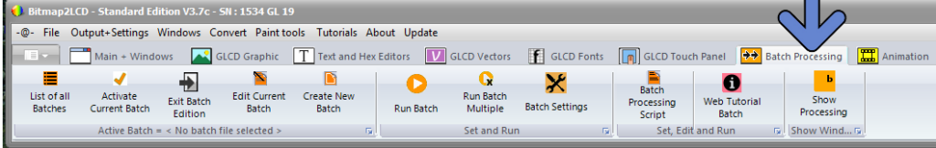 Bitmap2lcd Batch Programming Bitmap2lcd Software Tool Blog About Glcd Displays And