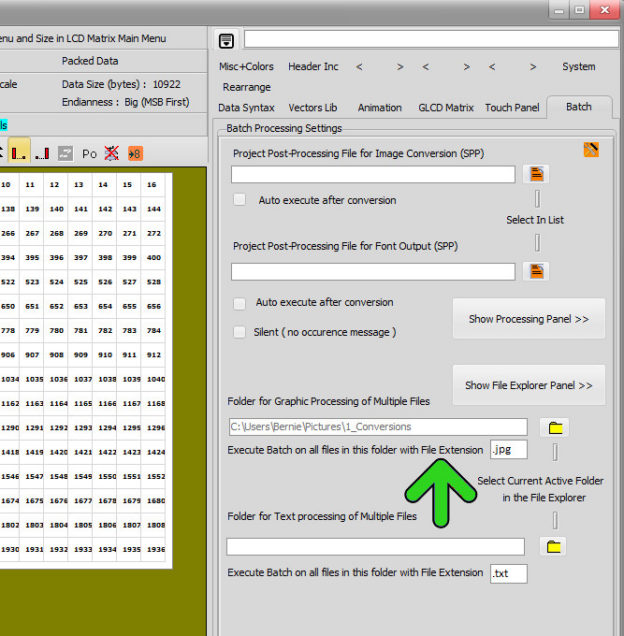 Convert Multiple Bitmap Files into Data in one run - Bitmap2LCD Software Tool Blog :: about GLCD ...