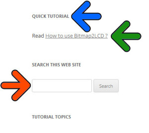 Bitmap2LCD – Getting started ( Short Tutorial ) - Bitmap2LCD Software Tool Blog :: about GLCD ...