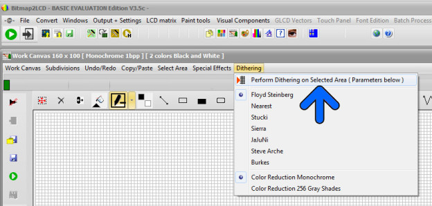 Bitmap2lcd : Dithering and Color Reduction | Bitmap2LCD Software Tool Blog :: about GLCD ...