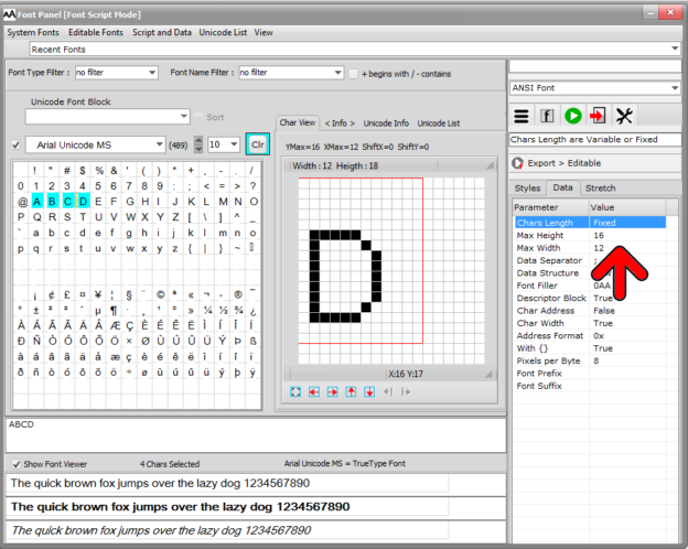 Bitmap2LCD : Info About The System Font Generator - Bitmap2LCD Software Tool Blog :: about GLCD ...