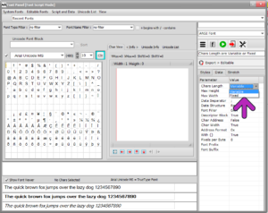 Creating A GLCD Font - Bitmap2LCD Software Tool Blog :: about GLCD displays and Programming