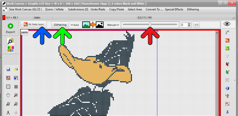Bitmap2lcd Getting Started Short Tutorial Bitmap2lcd Software